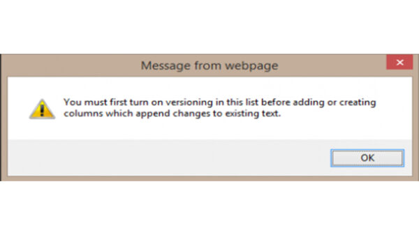 SharePoint Append Changes To Text Column Issue - Sharepoint Systems